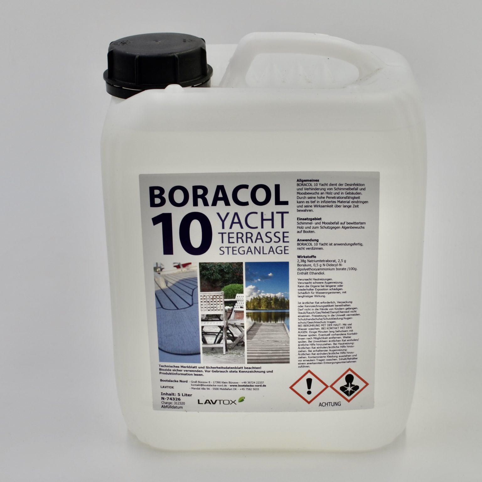 Boracol 10 Yacht - Bootsholz
